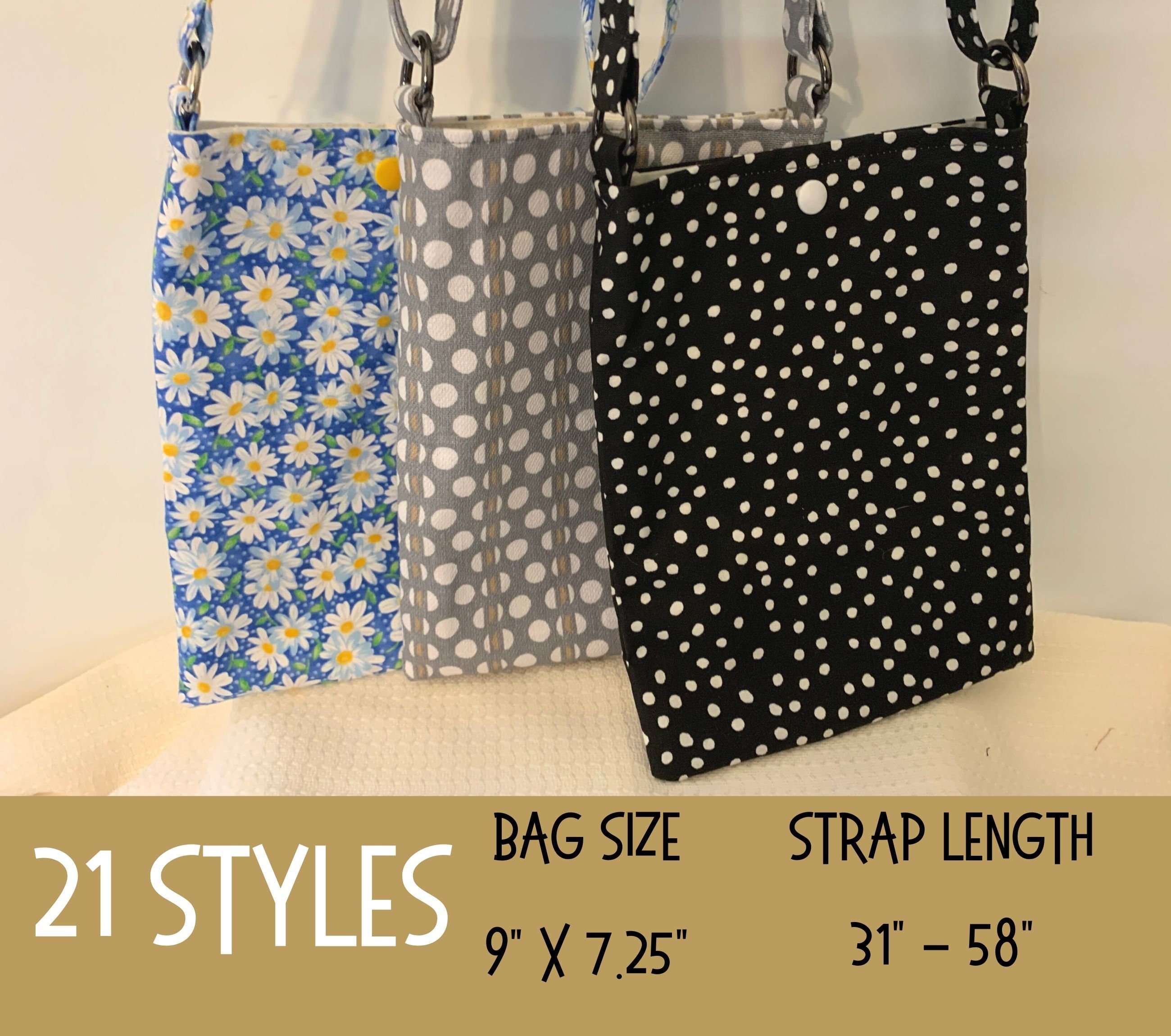 Fabric Crossbody Purse, Bag for Women, Medium Cross Body Bag, Small ...