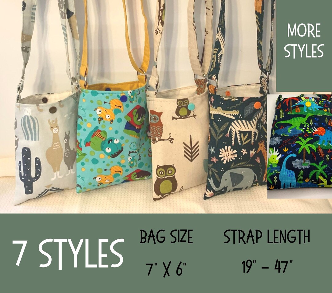 Handmade Kids Crossbody Bag, Boy Medium Bags, Girl Cross Body Bags ...