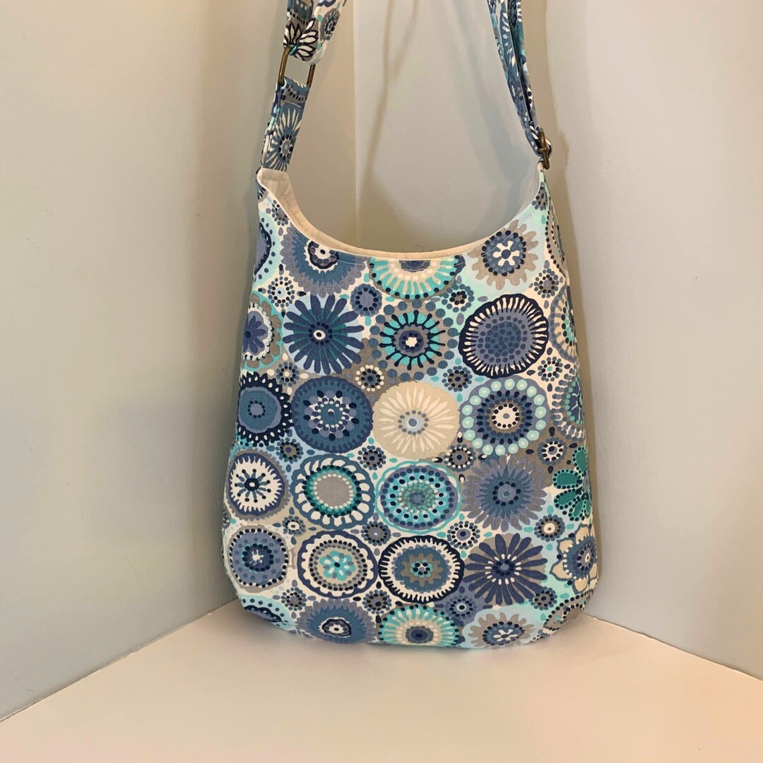 Hobo Bag, One Handle, Zipper Option, Short or Adjustable Strap Crossbody Doreen Bluestone - Etsy