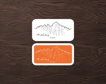 Mount Whitney California Vintage Sticker - Etsy