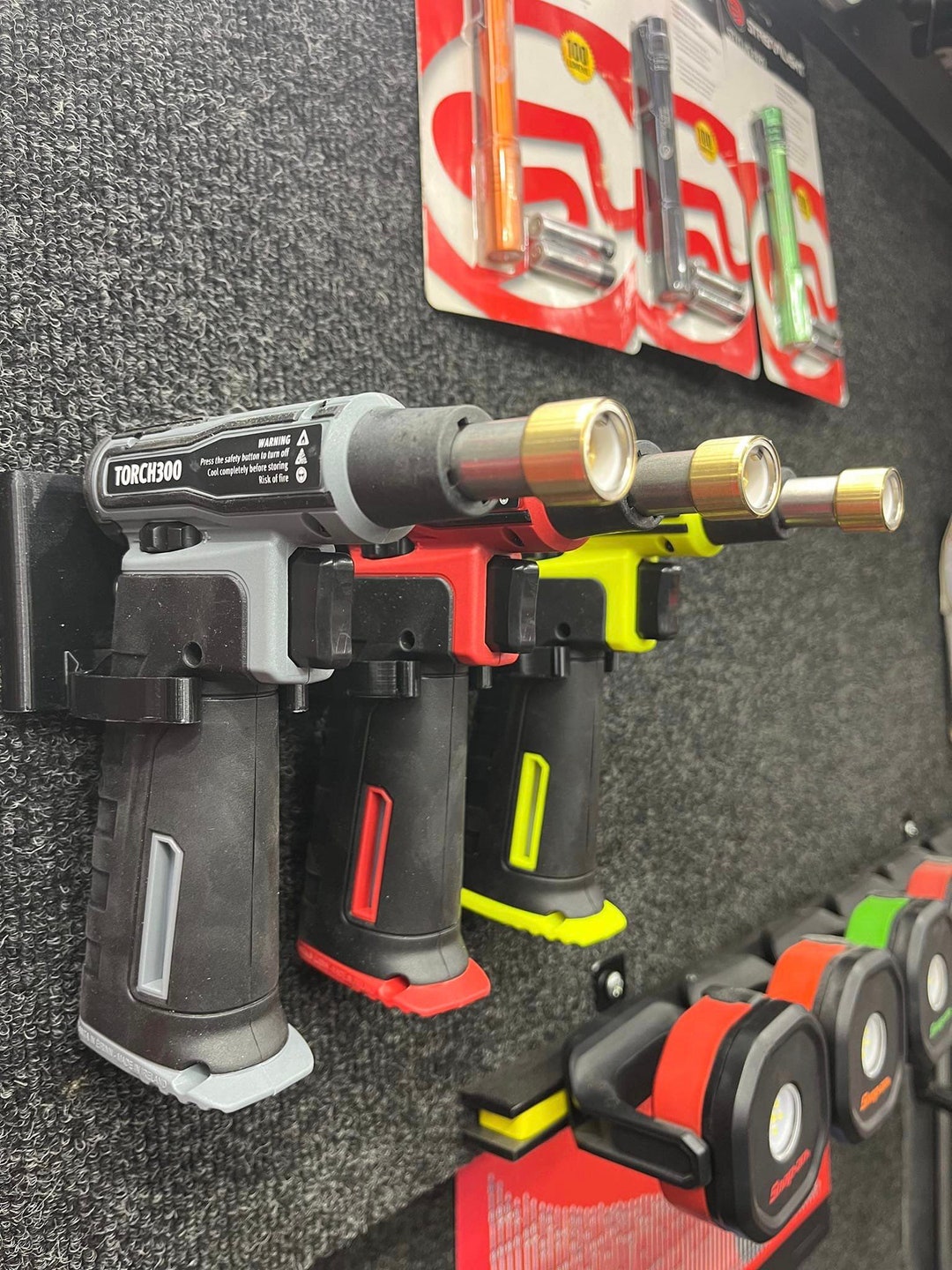 Snap-on Butane Torch Holder | Holds 3 Tools | Wall Mountable | Black - Etsy