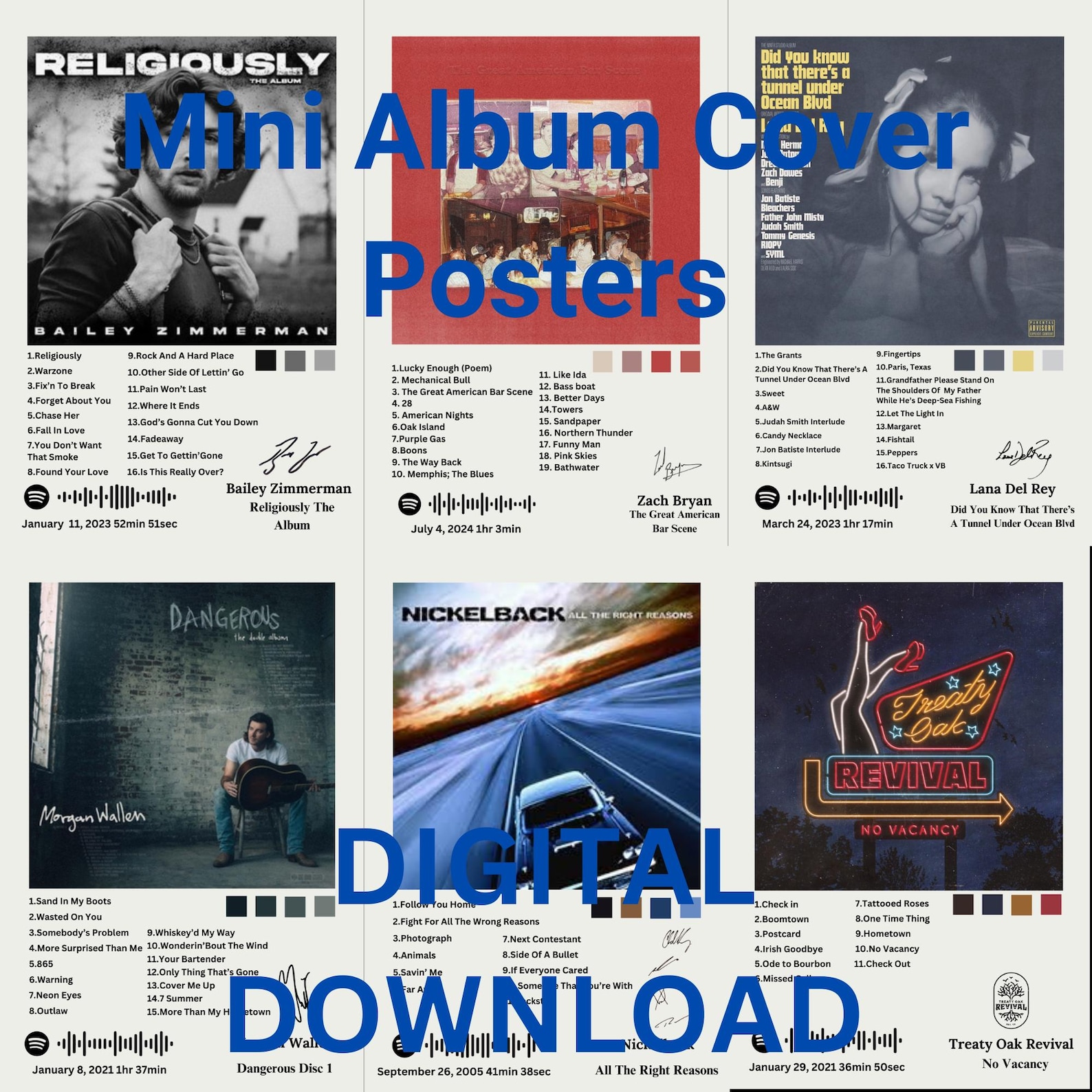 Custom Mini Album Posters DIGITAL DOWNLOAD, Album Cover Poster, Poster ...