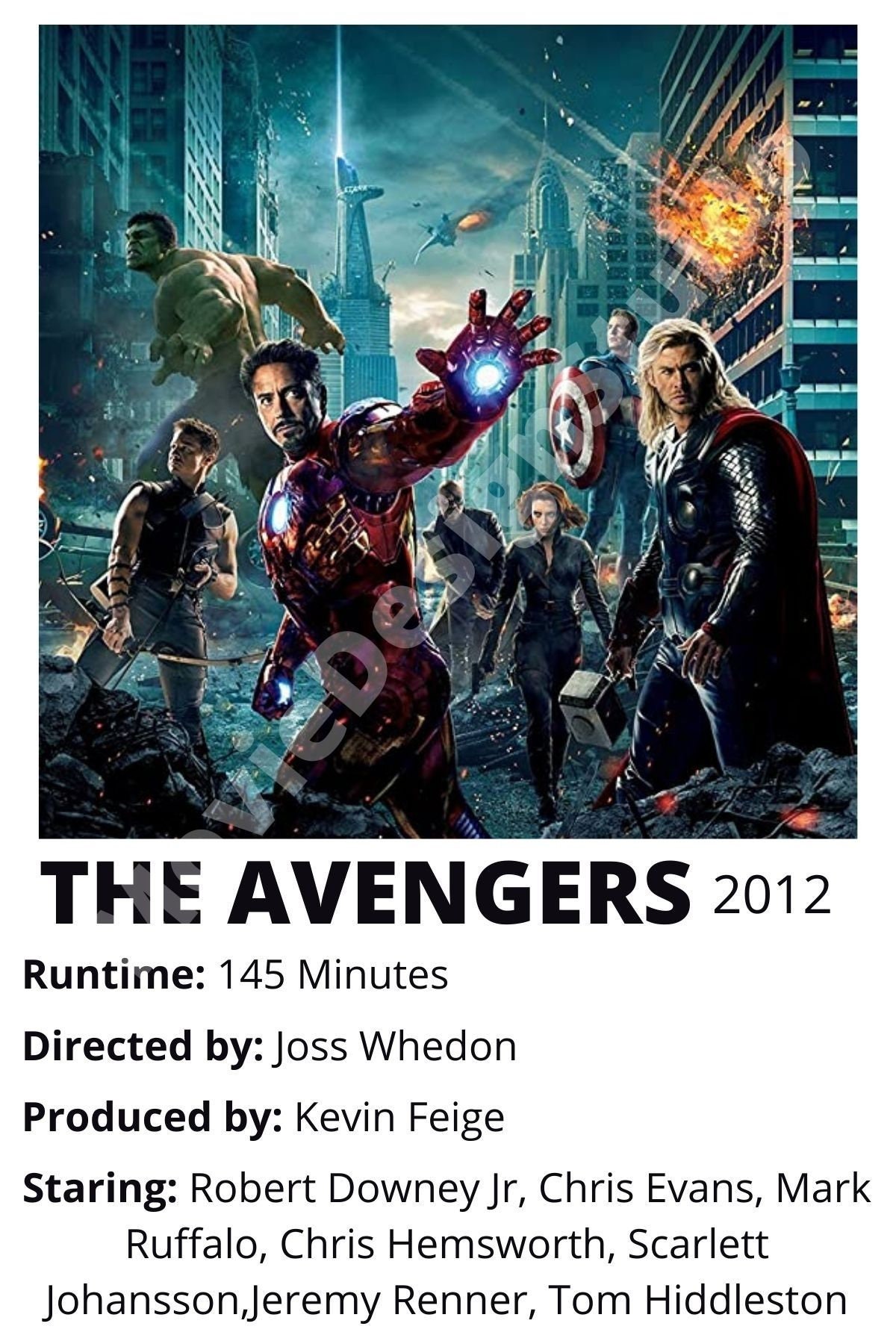Marvel Poster Prints Phase 1 | DIGITAL DOWNLOAD | Small Wall Collage ...