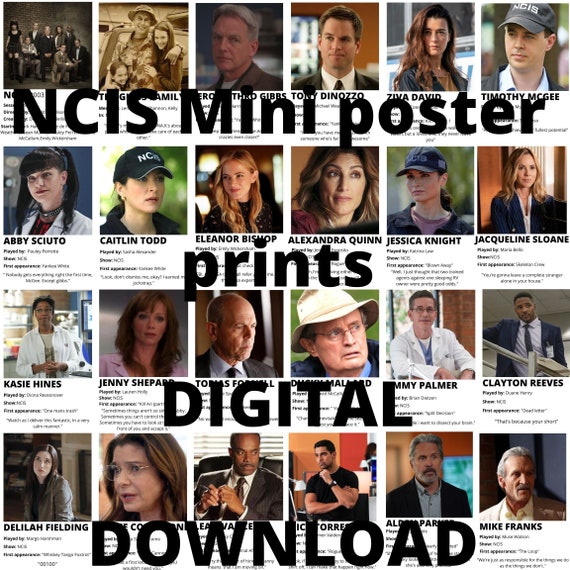 NCIS Mini Poster Prints DIGITAL DOWNLOAD 24 Pack - Etsy