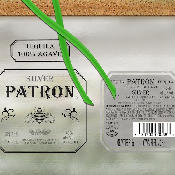 Patron Bottles - Etsy