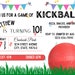 Kickball Party Invitation Kickball Party Kickball Digital Download 5x7 ...
