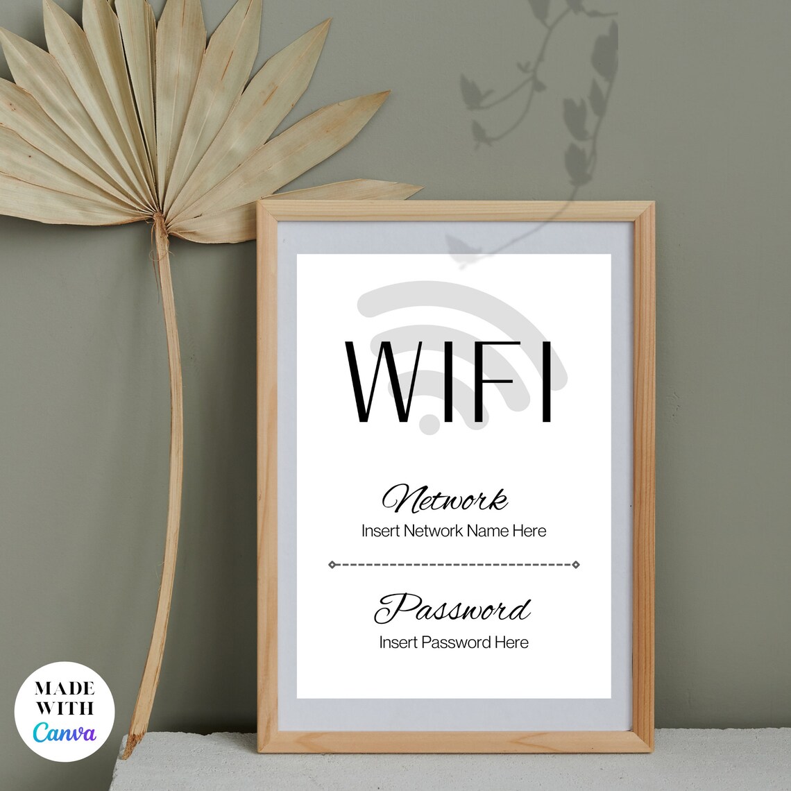 Wi Fi Password Sign Digital Download Wi-fi Password Sign Wi - Etsy