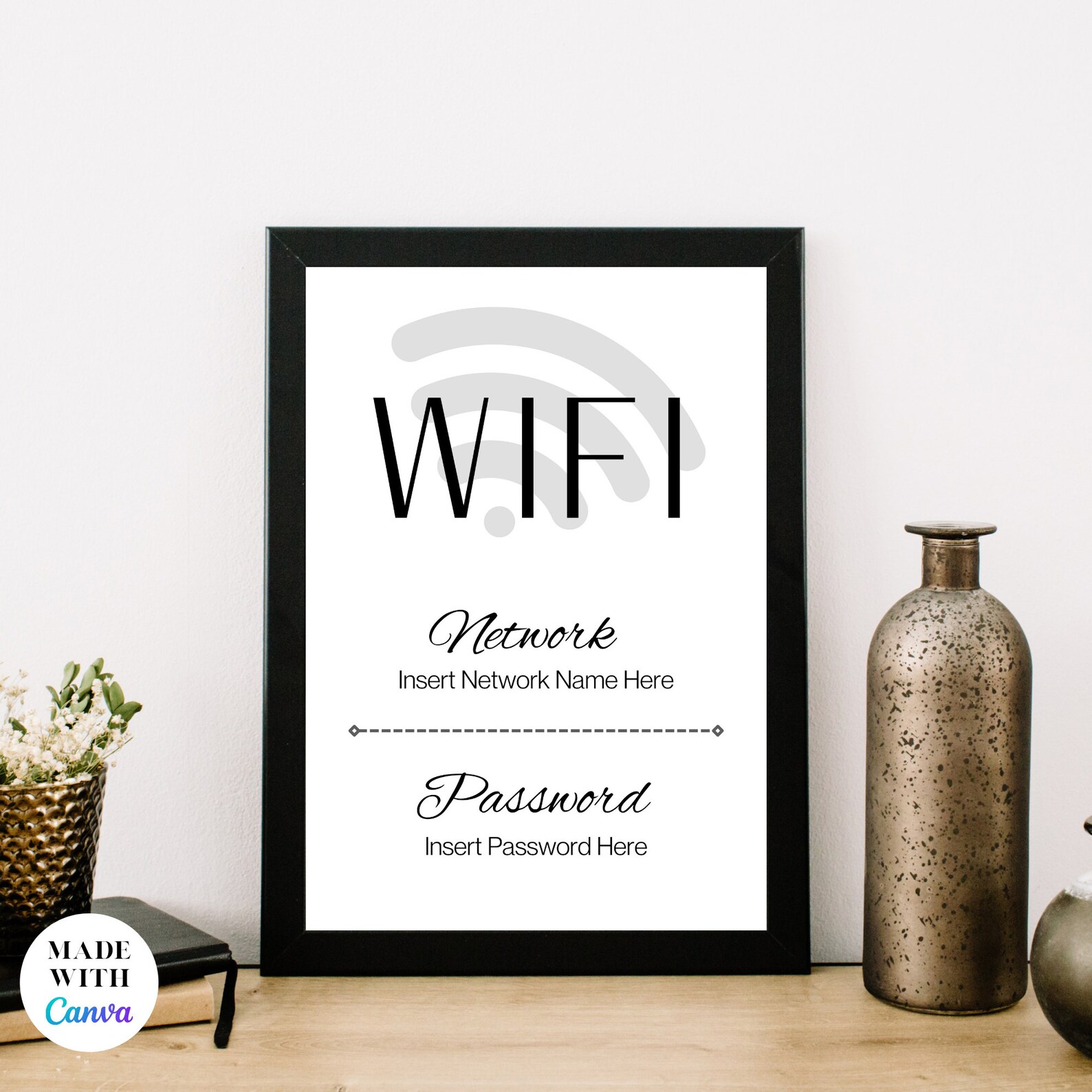 Wi Fi Password Sign Digital Download Wi-fi Password Sign Wi - Etsy