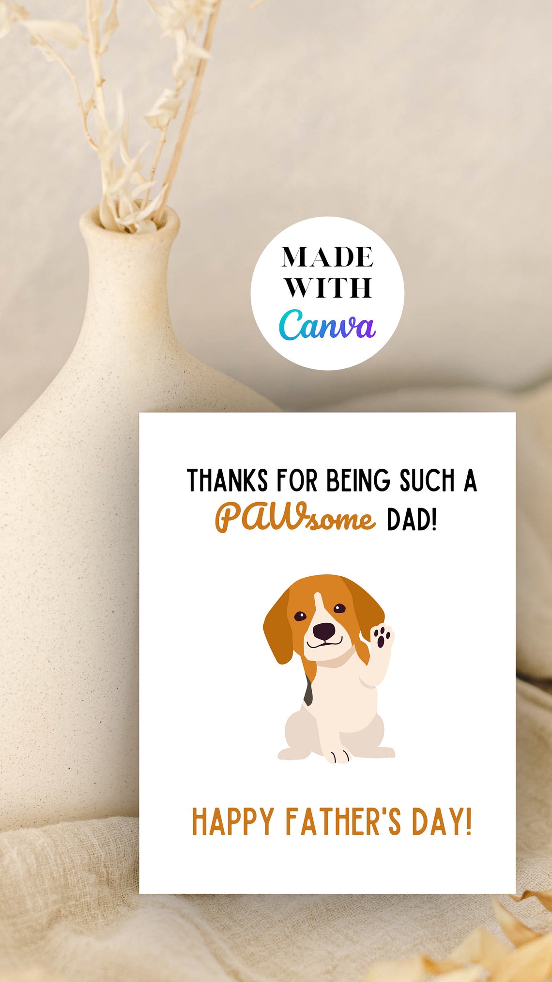 Happy Father's Day Funny Printable Foldable Card Template Fathers Day ...