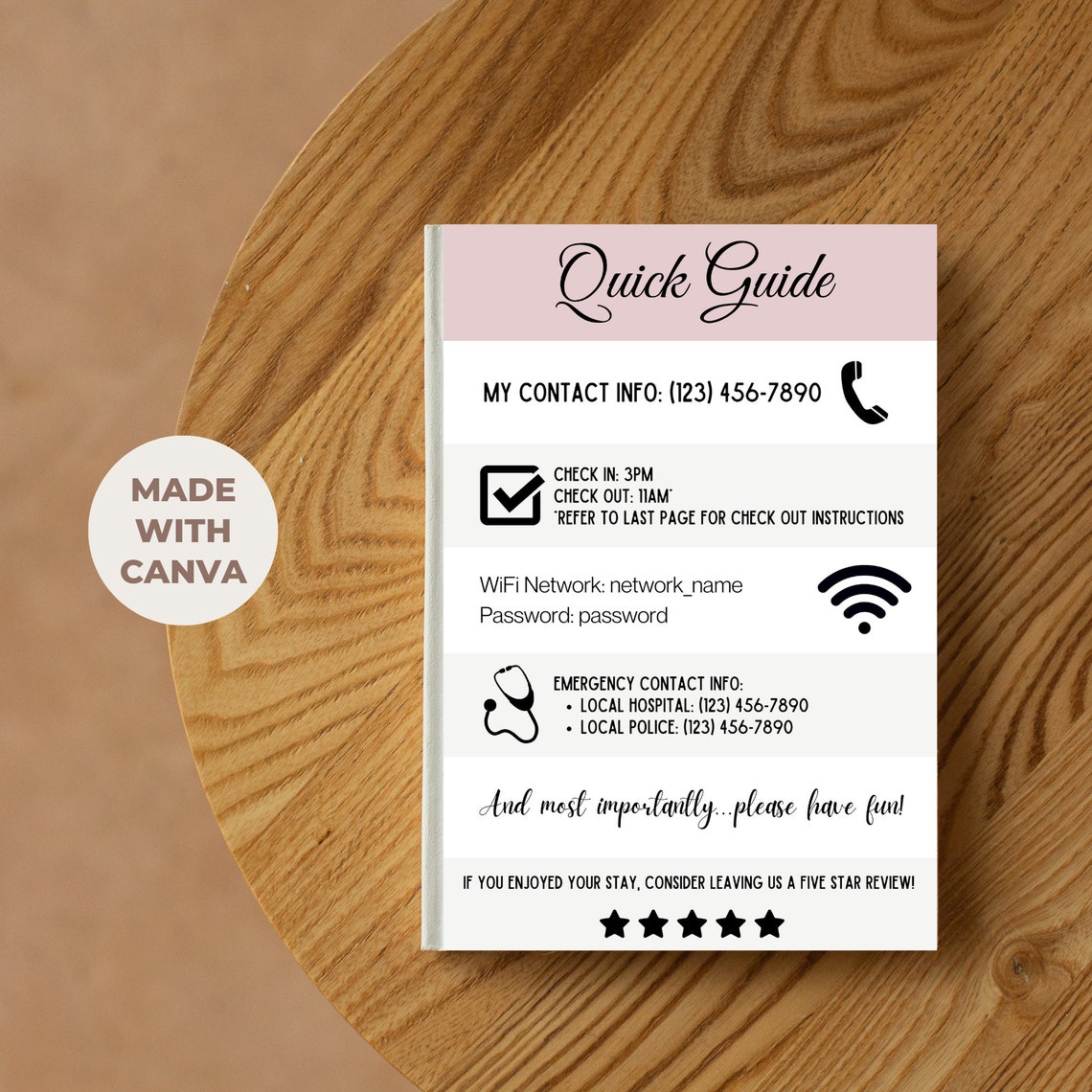 Airbnb Welcome Book Template Vacation Home Rental Guide Book Home ...