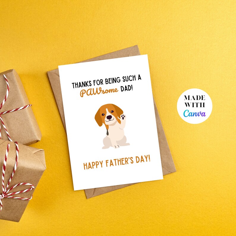 Happy Father's Day Funny Printable Foldable Card Template Fathers Day ...