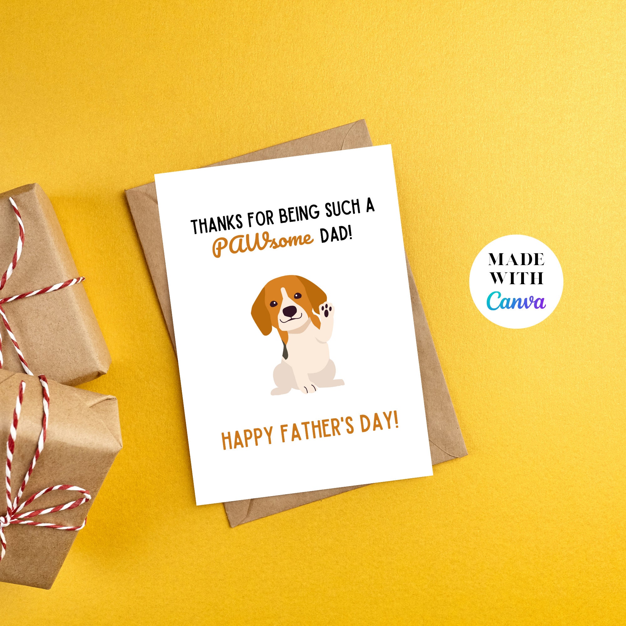 Happy Father's Day Funny Printable Foldable Card Template Fathers Day ...