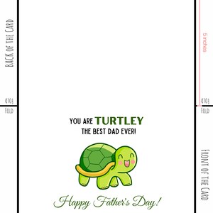 Happy Father's Day Funny Printable Foldable Card Template Fathers Day ...