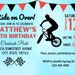 BMX Birthday Invite | BMX Invitation | Digital Download | Canva | Bmx ...