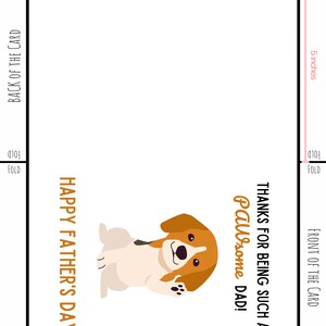 Happy Father's Day Funny Printable Foldable Card Template Fathers Day ...