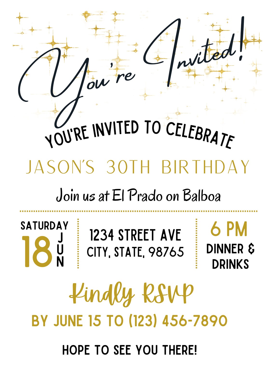 80th Birthday Invitation DIGITAL DOWNLOAD 90th Birthday - Etsy