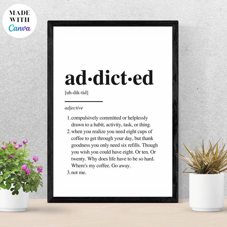 Wall Art, DIGITAL DOWNLOAD, Definitions Definition Definition Print Art ...