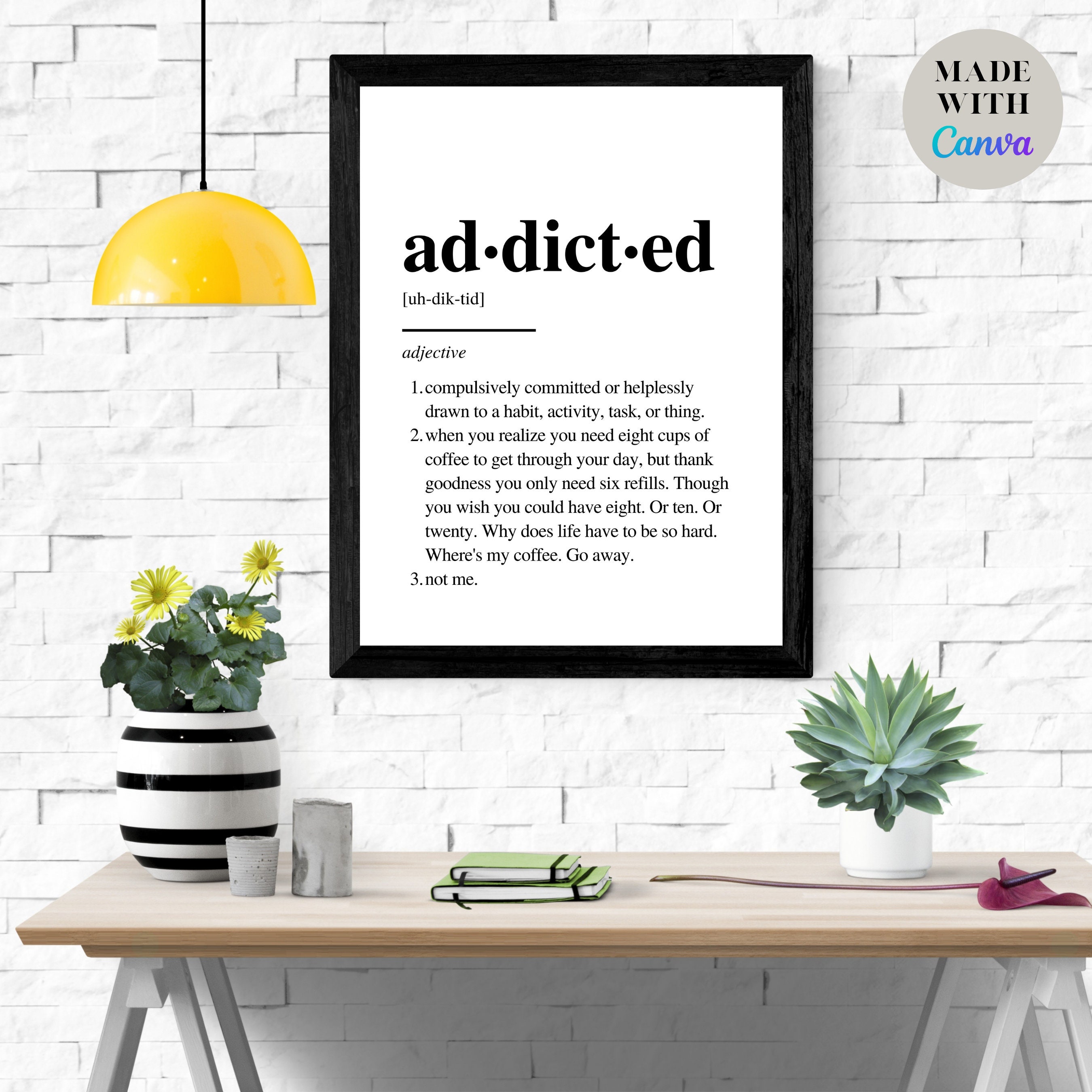 Wall Art, DIGITAL DOWNLOAD, Definitions Definition Definition Print Art ...