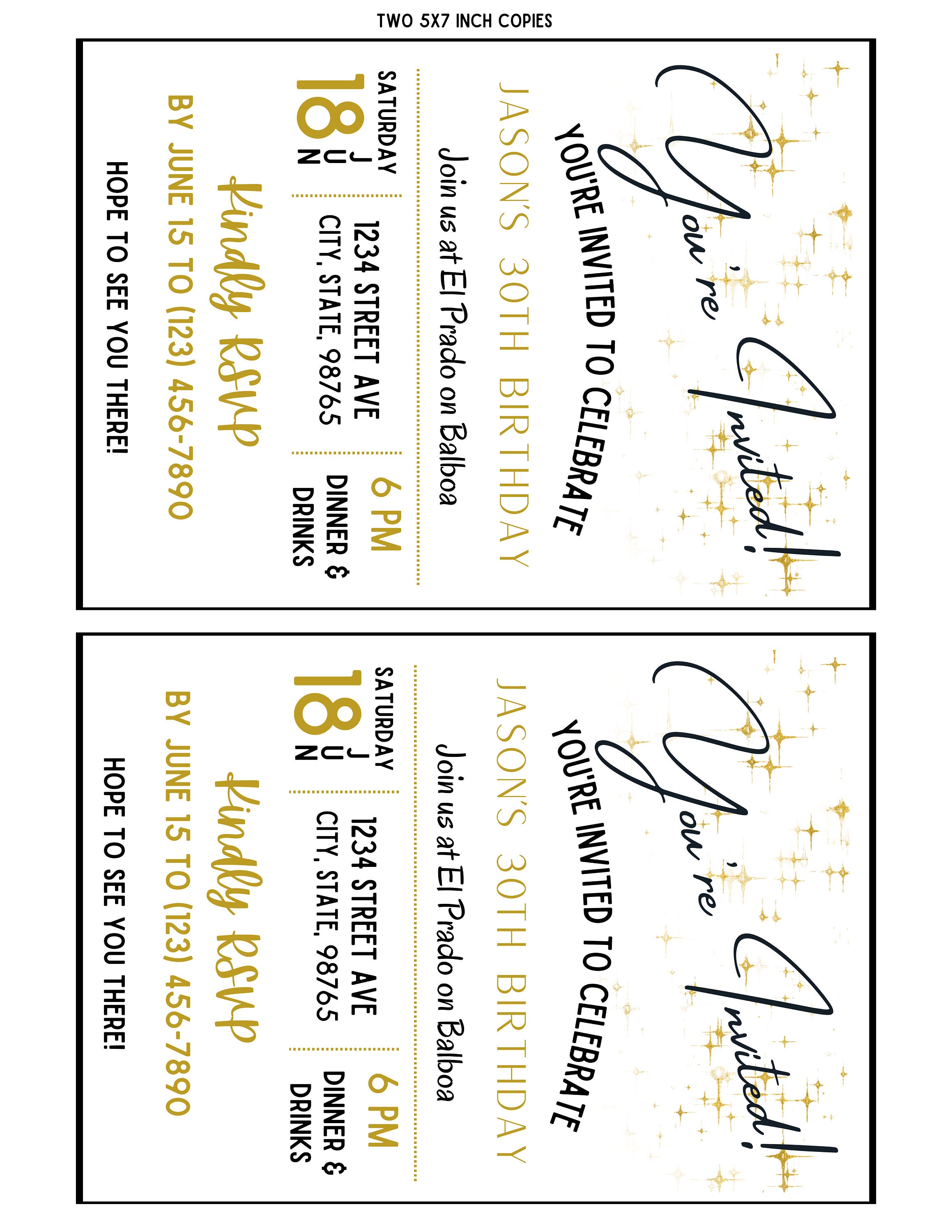 80th Birthday Invitation DIGITAL DOWNLOAD 90th Birthday - Etsy