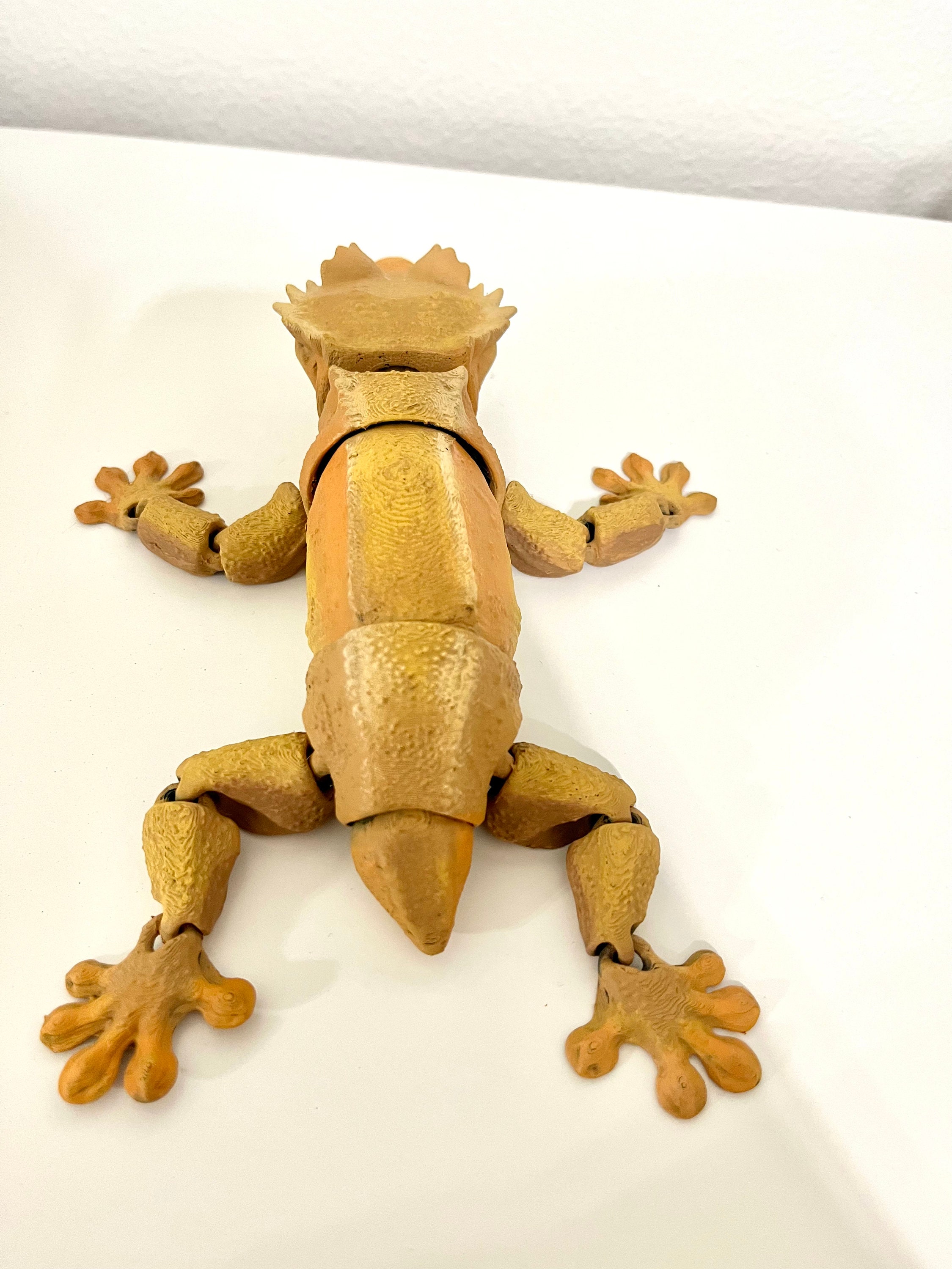 Crested Gecko 3D Printed Articulated Fidget Figure BJD 3D Gecko - Etsy