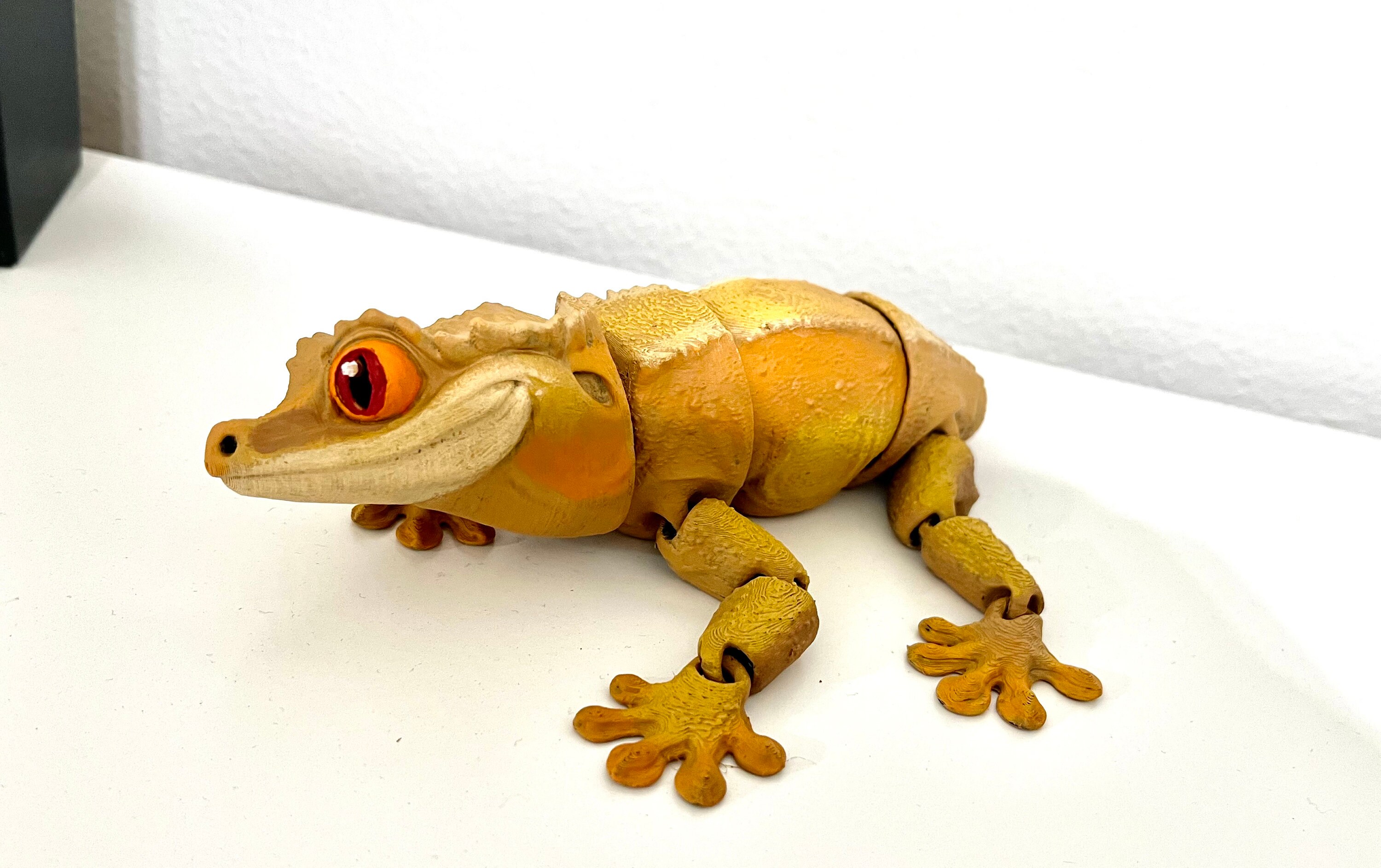 Crested Gecko 3D Printed Articulated Fidget Figure BJD 3D Gecko - Etsy