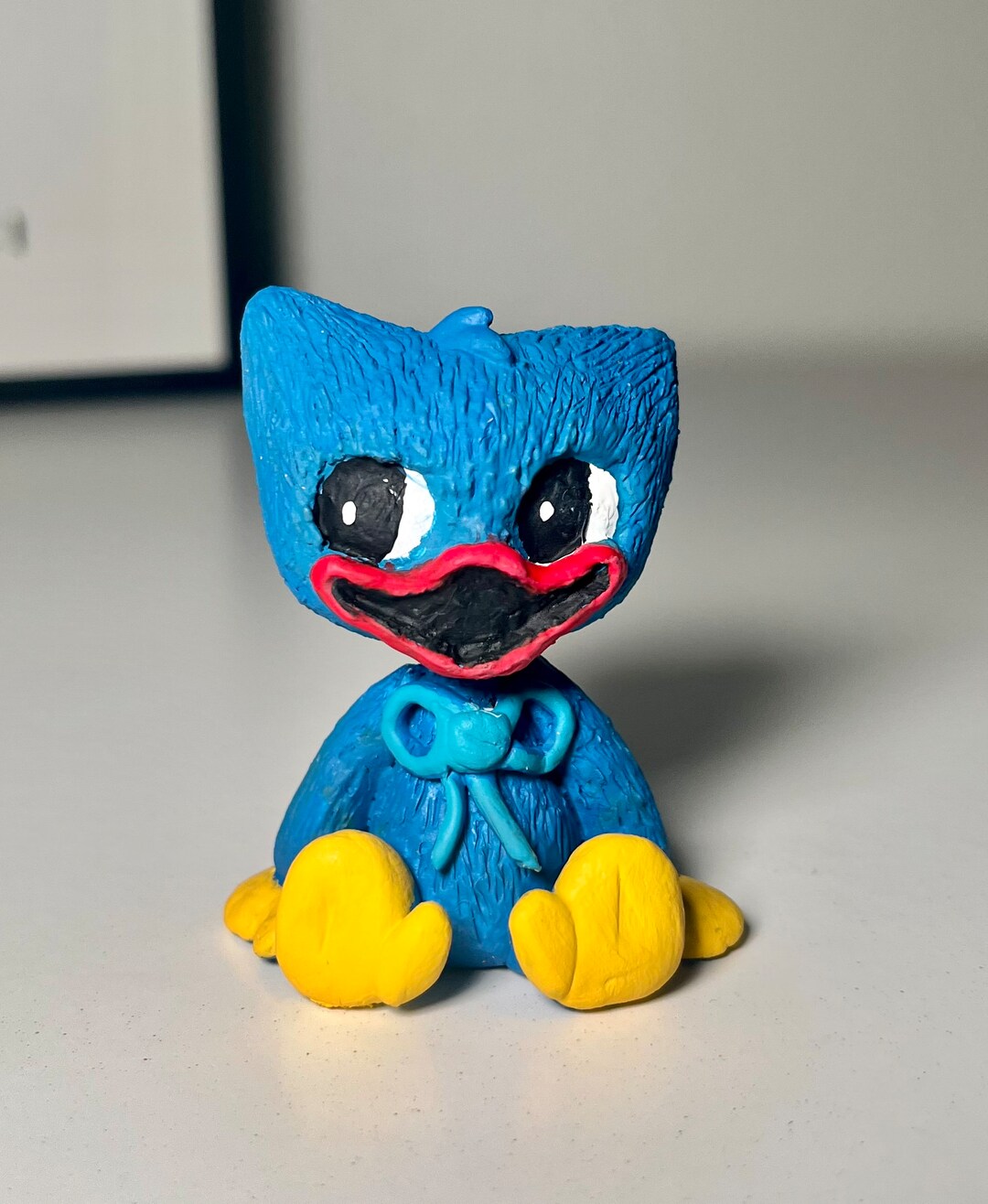 Huggy Wuggy Poppy Playtime LPS Custom Littlest Pet Shop Clay Bobble ...