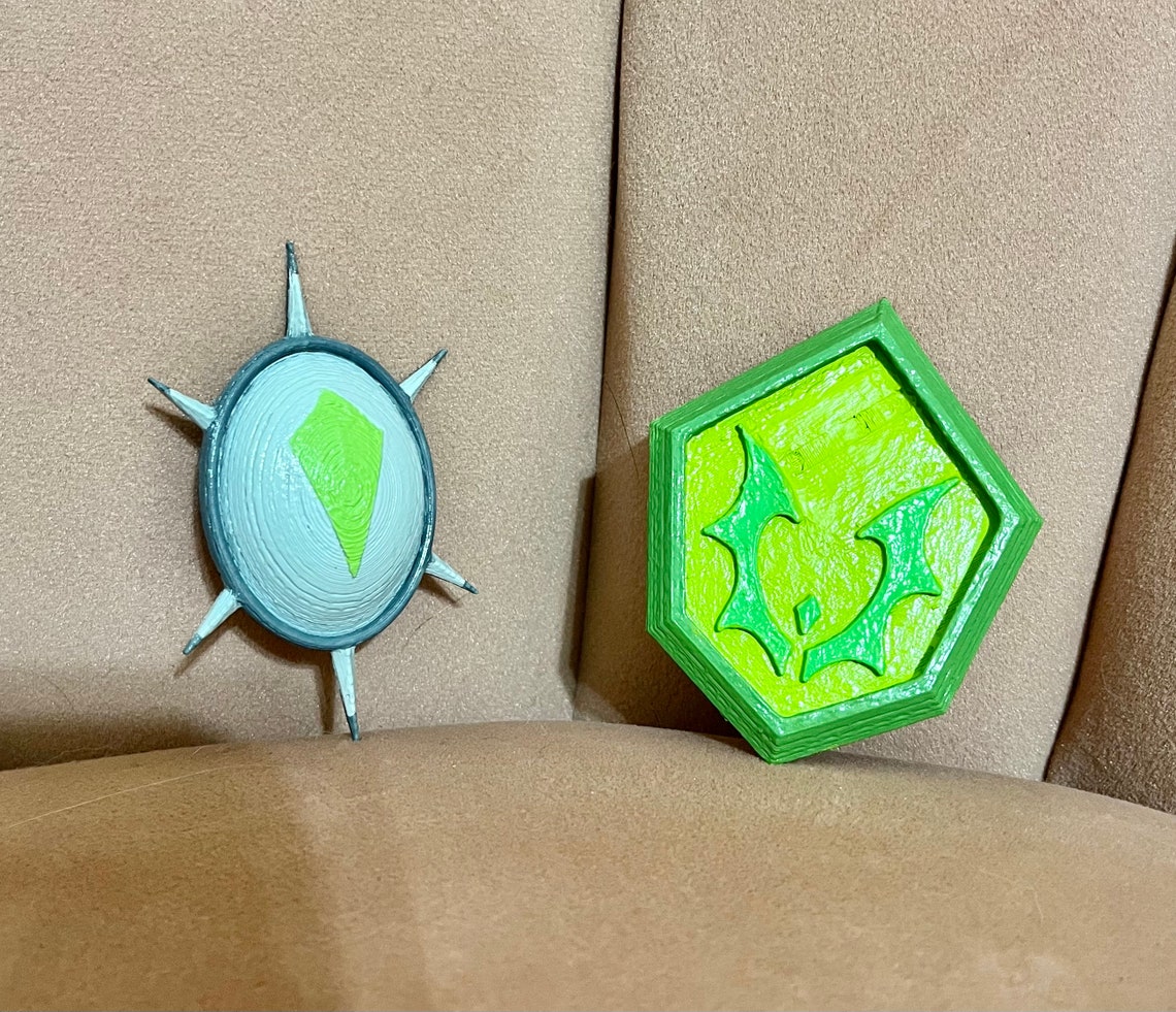 Horde Badge and Horde Prime Control Chip 3D Printed She-ra (SPOP) Catra ...