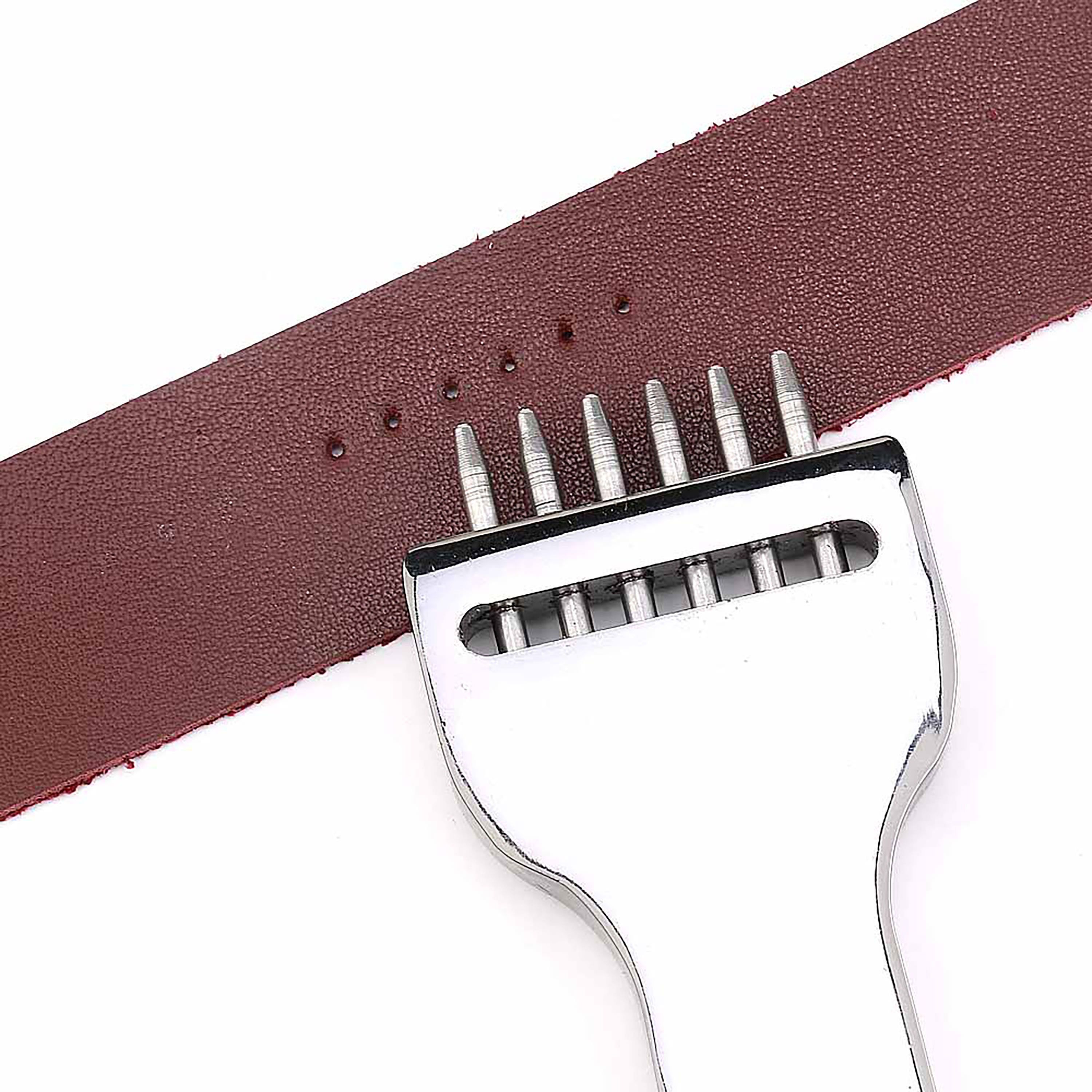 Leather Stitching Prong Punch Round Holes Multiple Hole Etsy