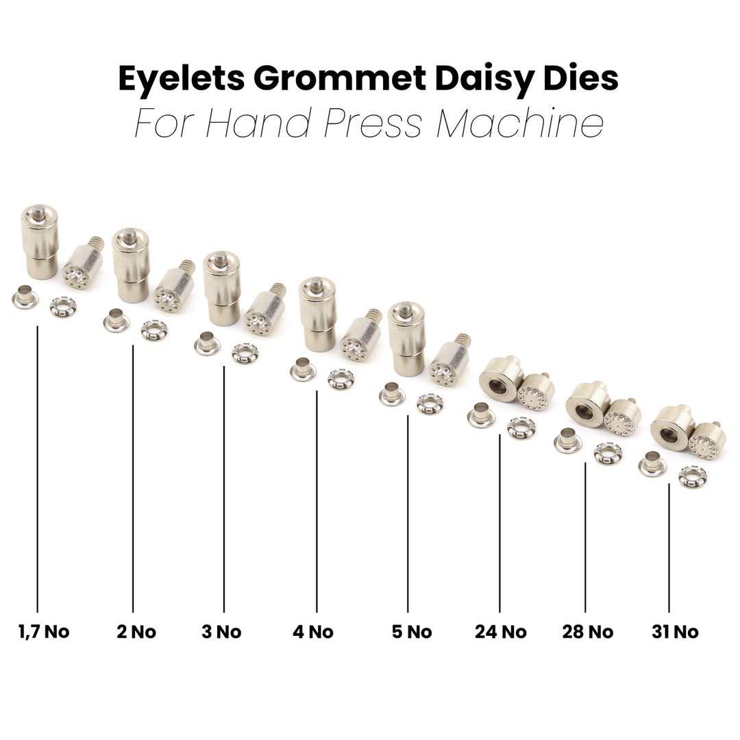 Daisy Style Eyelet Grommet Dies for Hand Press Machine - Etsy