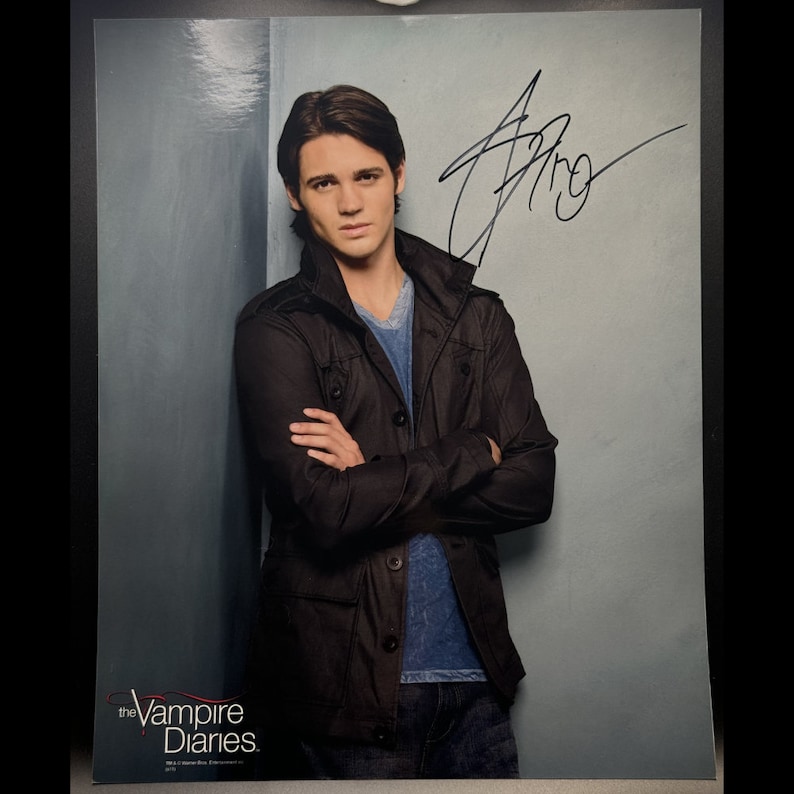 Vampire Diaries Signed Photos - Paul Wesley, Steven R. Mcqueen, Michael ...