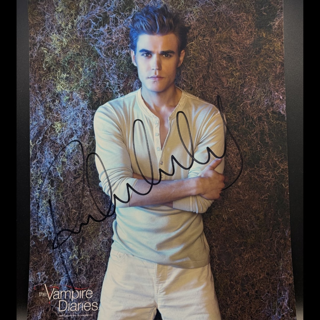 Vampire Diaries Signed Photos - Paul Wesley, Steven R. Mcqueen, Michael ...