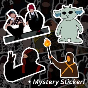 Twenty One Pilots Sticker Packs - 4 Stickers + Mystery Sticker - Etsy