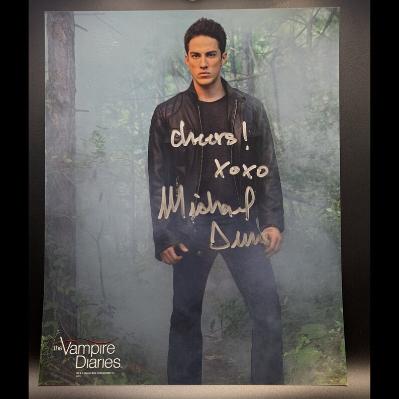 Vampire Diaries Signed Photos - Paul Wesley, Steven R. Mcqueen, Michael ...