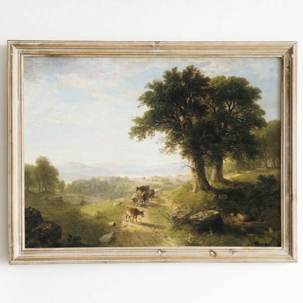 Pastoral Scene - Etsy