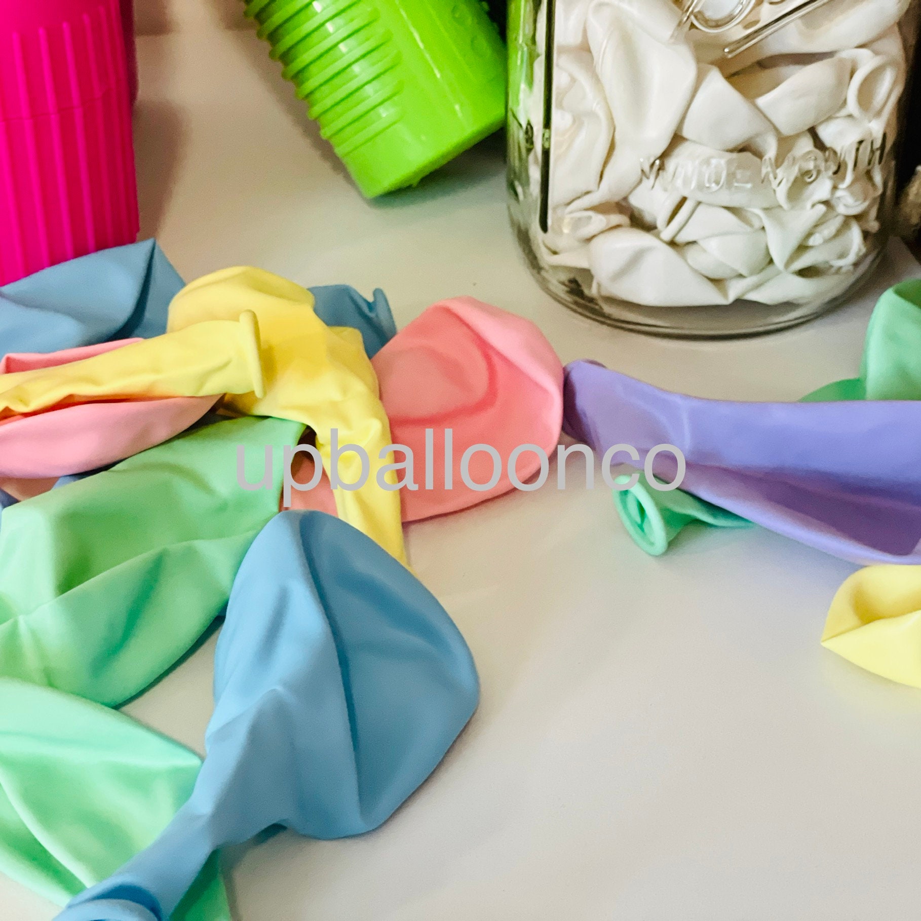 Matte Pastel Individual Balloons | 11" High Quality, Biodegradable ...