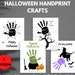 Halloween Handprint Art Printable, Halloween Activity, Halloween Craft ...