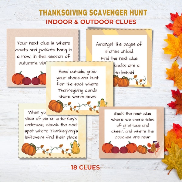 Scavenger Hunt Riddles - Etsy