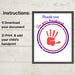 Labor Day Craft, Handprint Craft, Workers Day Thank You Printable ...