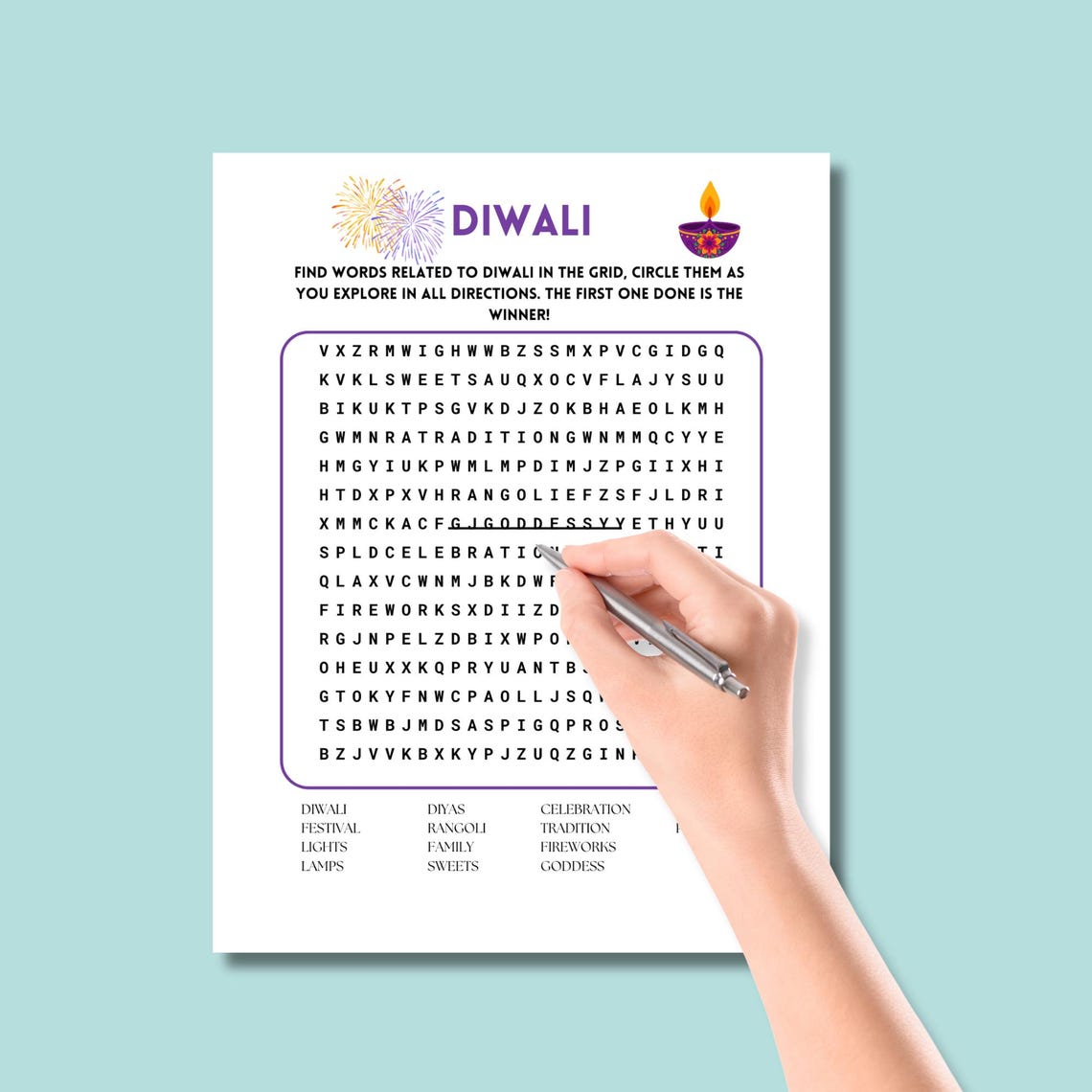 Diwali Games, Diwali Bundle Activity, Diwali Trivia Game, Printable ...