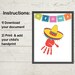 Sombrero Handprint or Footprint Craft, Hispanic Heritage Month Craft ...