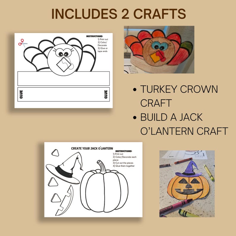 Fall Coloring Pages and Crafts for Kids, Autumn Coloring Pages ...