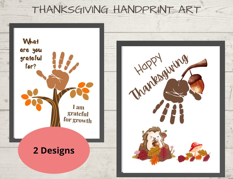Thanksgiving Handprint Craft Grateful for and Happy Thanksgiving ...