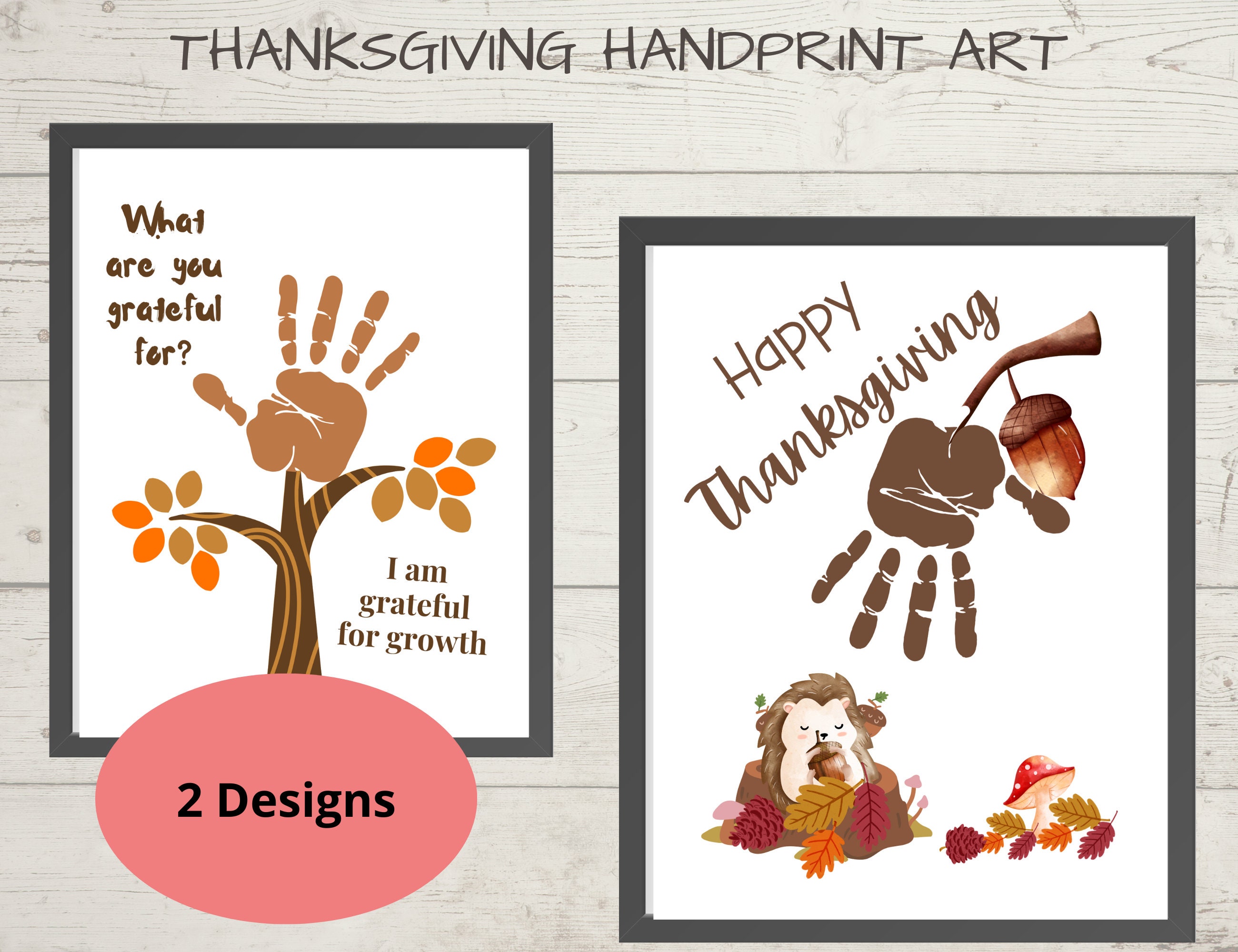 Thanksgiving Handprint Craft Grateful for and Happy Thanksgiving ...