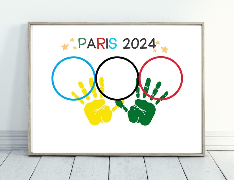 Summer Games 2024 Handprint Craft Printable Keepsake, Paris 2024 ...