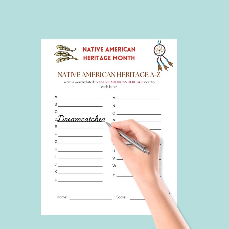 Native American Heritage Month Activities, Native American Heritage ...