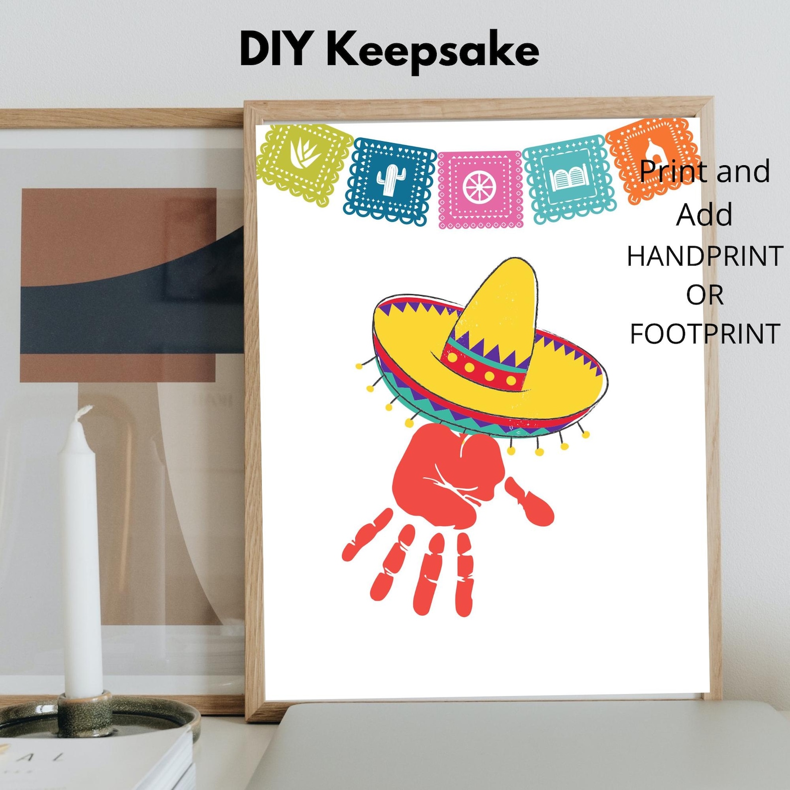 Sombrero Handprint or Footprint Craft Bundle, Hispanic Heritage Month ...