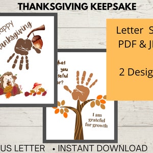 Thanksgiving Handprint Craft Grateful for and Happy Thanksgiving ...