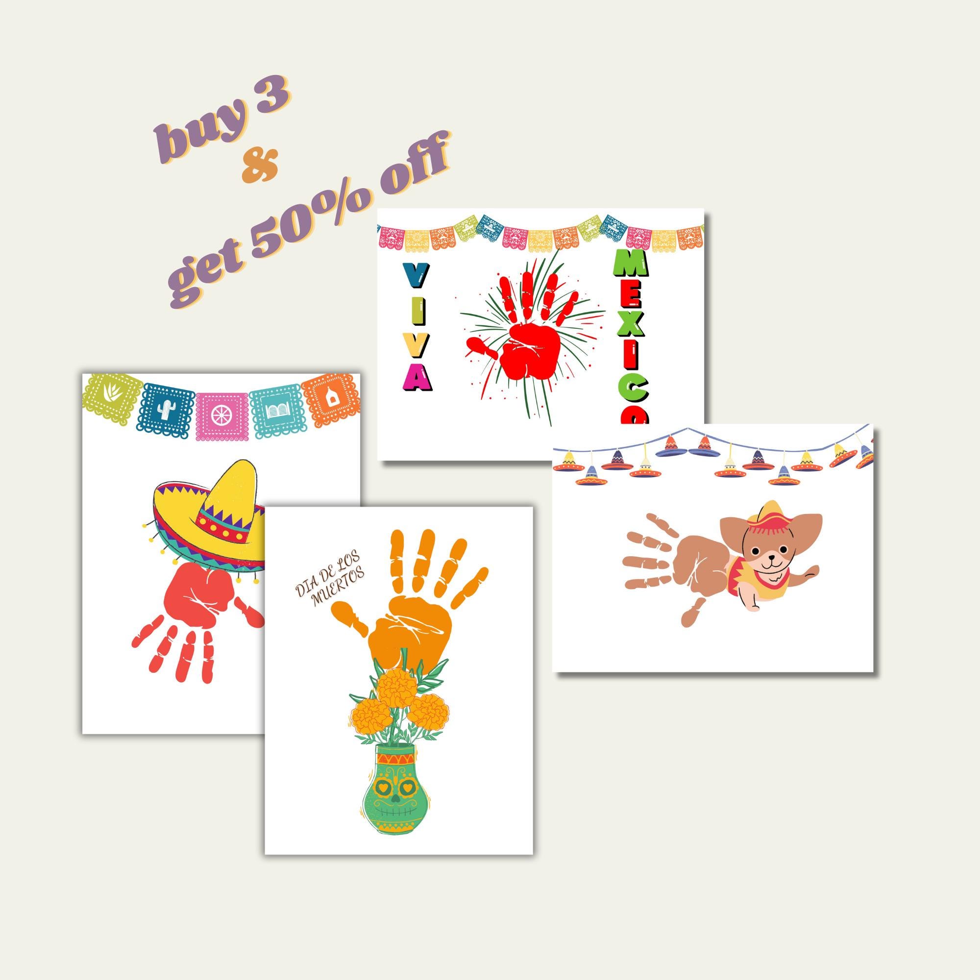 Axolotl With Sombrero Handprint or Footprint Craft, Hispanic Heritage ...