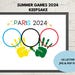 Summer Games 2024 Handprint Craft Printable Keepsake, Paris 2024 ...
