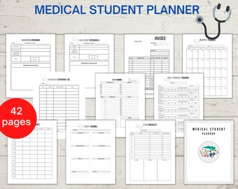 Medical School Application Planner - Etsy